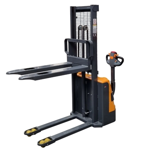 Gerbeur Electrique Levée 1600 mm Capacité 1500 kg - MANULEVAGE