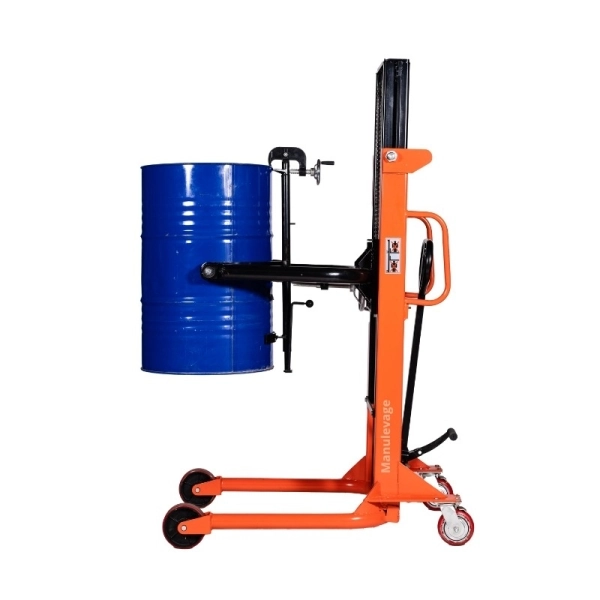 Gerbeur basculeur de fût encadrant 450 kg - Manulevage