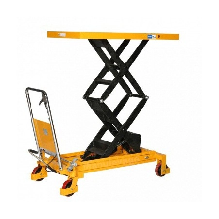 Table élévatrice double ciseaux 800 kg plateau 1220x610