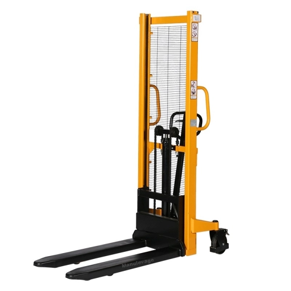 Gerbeur manuel levée rapide 1600 mm 1500kg, Manulevage